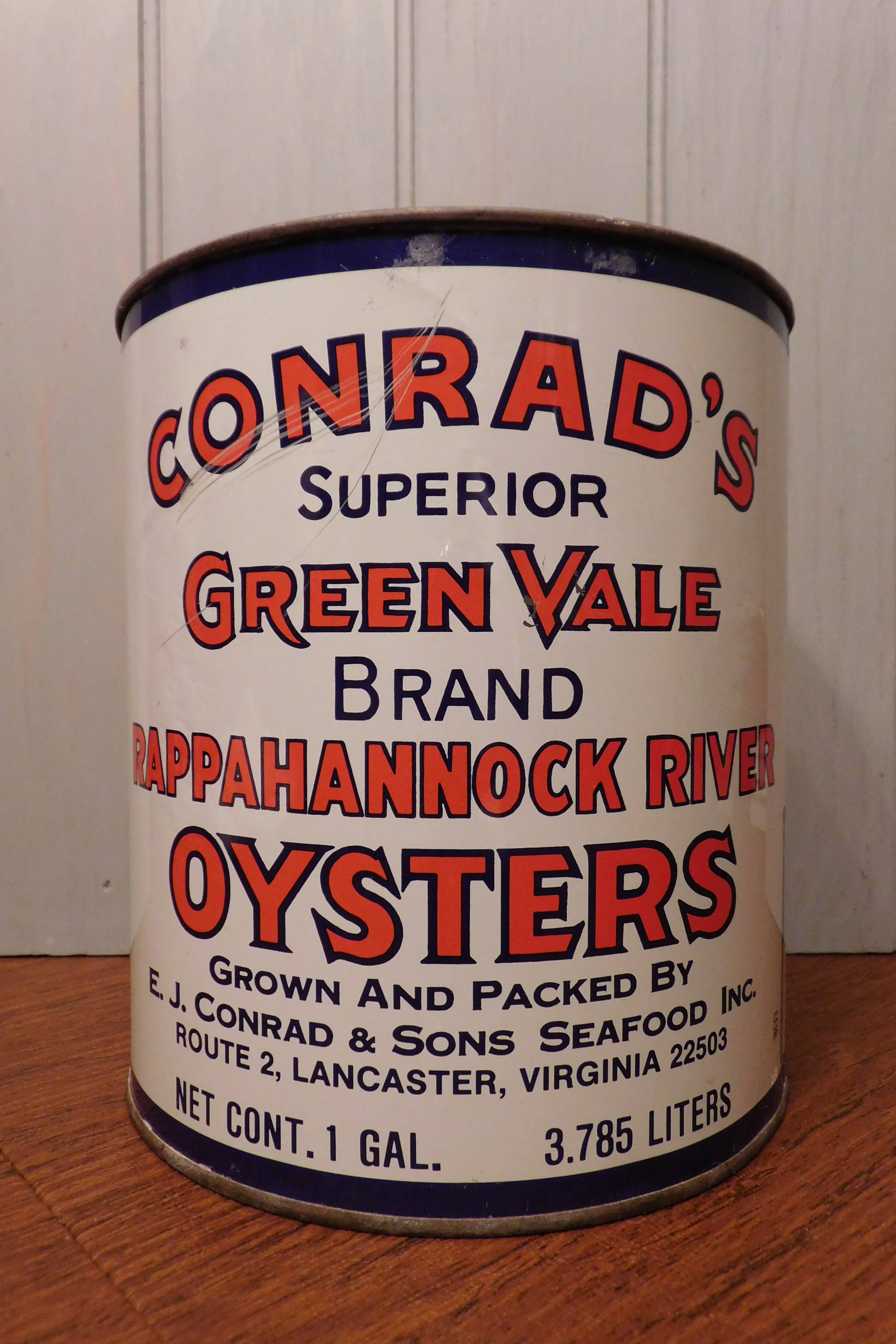 Oyster Cans from Virginia